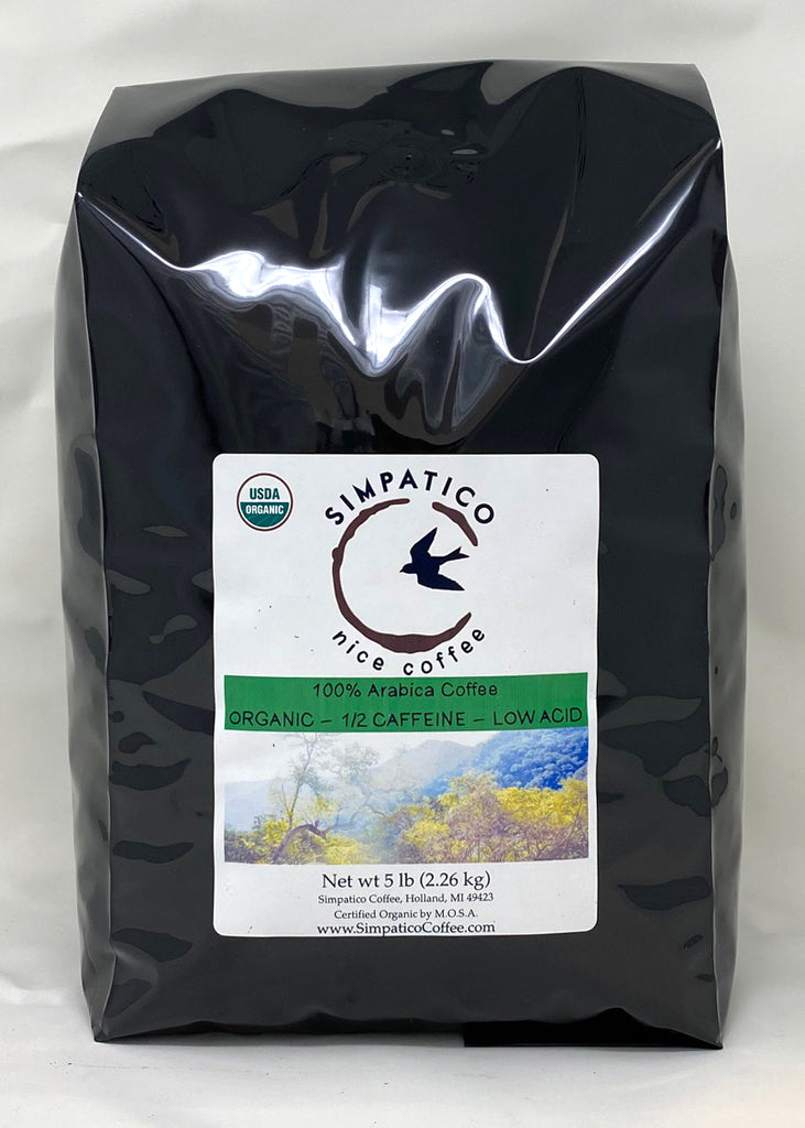 Simpatico Organic Low Acid Half-Caff Coffee – Simpatico Coffee
