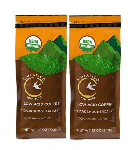 Simpatico Organic Low Acid Dark Smooth Roast – Simpatico Coffee