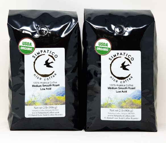 Simpatico Organic Low Acid: Medium Smooth Roast – Simpatico Coffee